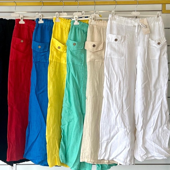 Pants & Jumpsuits | Made In Italy Linen Pants | Poshmark